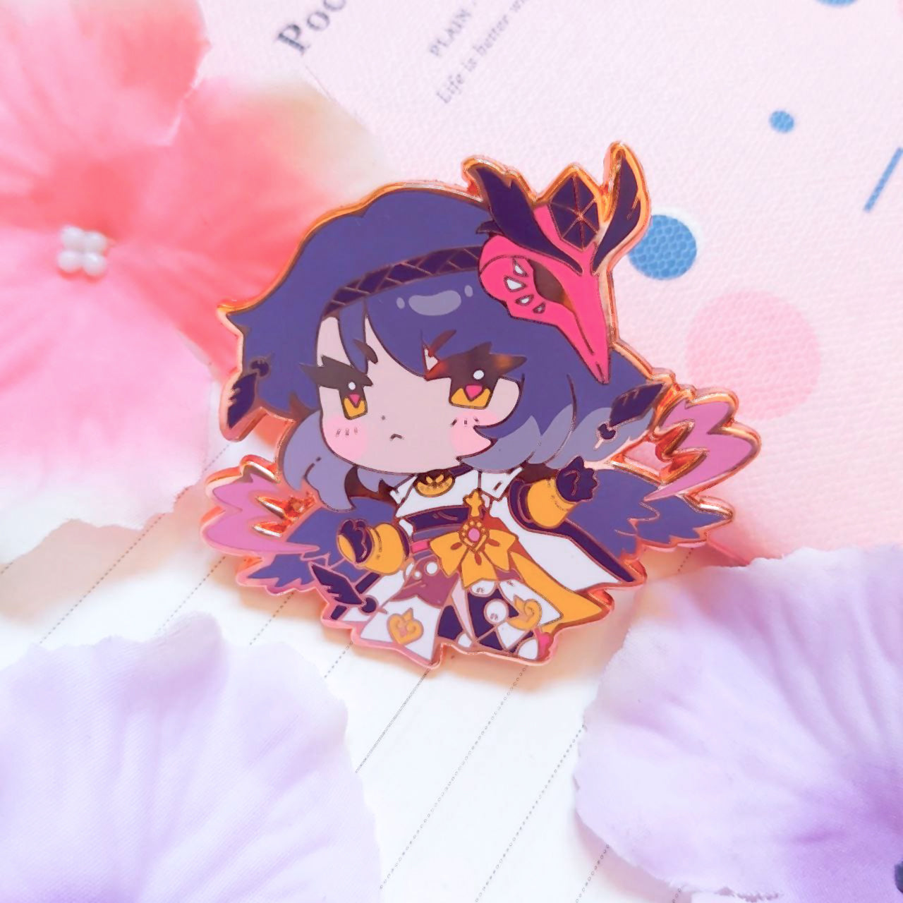 Sara Enamel Pin | IN STOCK – Lenacchi Store